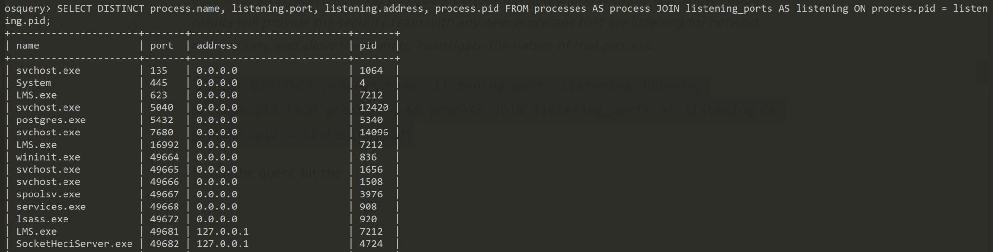 Use Osquery for end point detection and response – AI-Driven Security ... Use Osquery for end point detection and response – AI-Driven Security ...